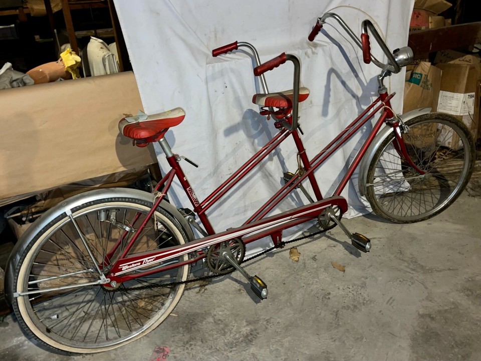 Huffy Daisy Western Flyer Tandem Bicycle (Vintage - 1960's) Huf3002-A17 ...