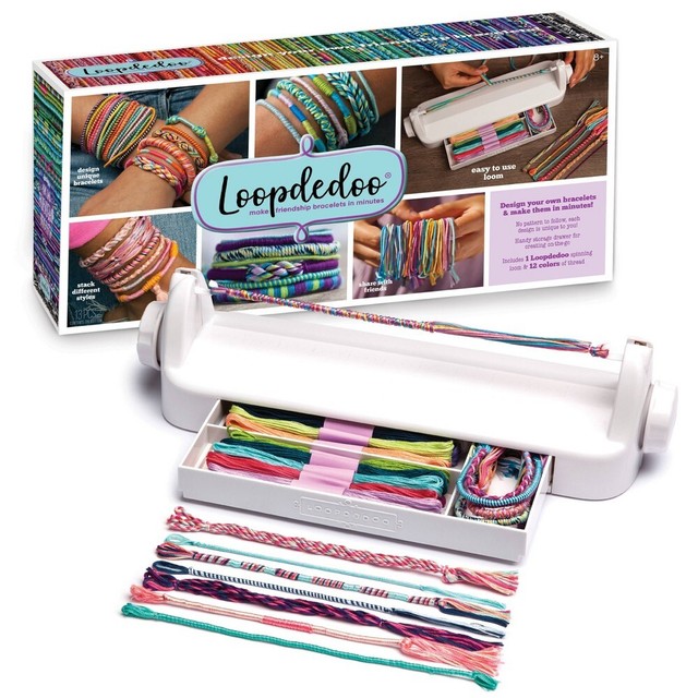 LoopDeDoo DIY Friendship Bracelet Maker Kit Make Bracelets in Minutes ...