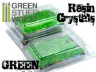 GREEN Resin Crystals - for Miniature Bases Warhammer Model Scenery ...
