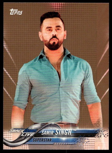 Samir Singh 2018 Topps WWE #81 Wrestling Card | eBay