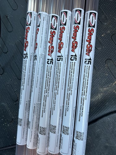 Harris Stay Silv 15 15% Silver Brazing Alloy Rods HVAC Grade 1lb | eBay