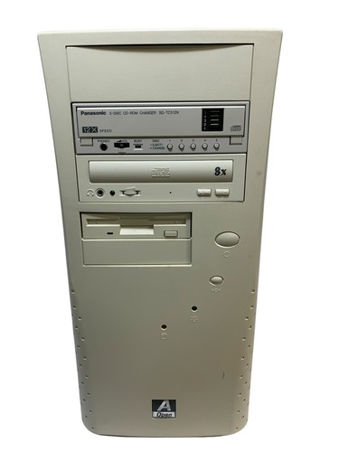 Vintage PC AOpen Computer Beige Pentium P133 16MB RAM A/V & LAN Card ...