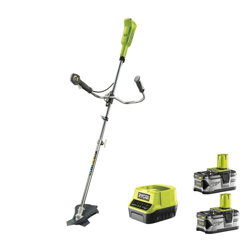 Ryobi OBC1820B Brushcutter Bike Battery 18V ONE+ Kit 2x4.0 Ah | eBay ...