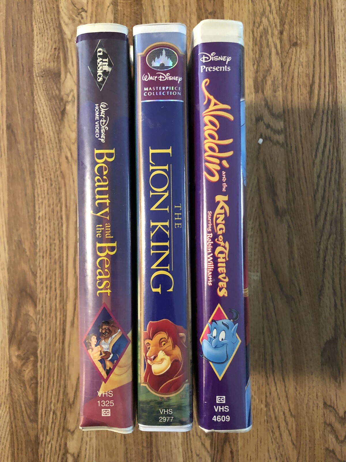 Walt Disney Rare Collection VHS The Lion King Beauty & The Beast ...