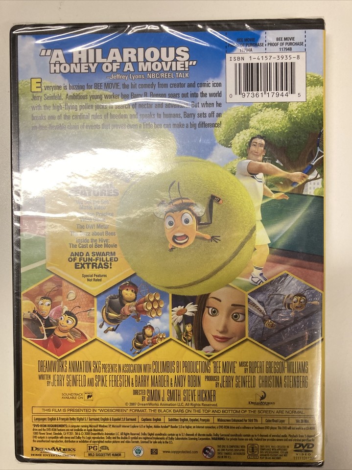 Bee Movie (DVD, 2007) 97361179445| eBay