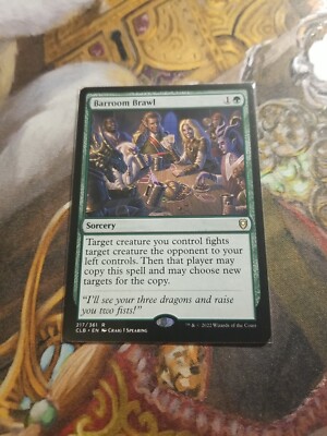 Barroom Brawl MTG Commander Legends BFBG - Pack Fresh - | eBay