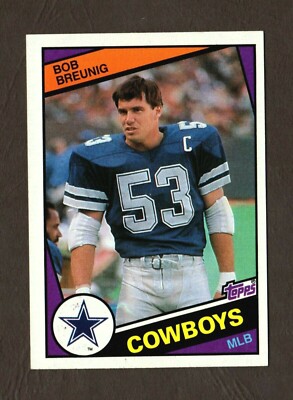 1984 Topps Football Card #236 Bob Breunig – Dallas Cowboys | eBay
