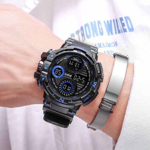 Waterproof Electronic Watch Simple Chronograph High Quality Sports ...