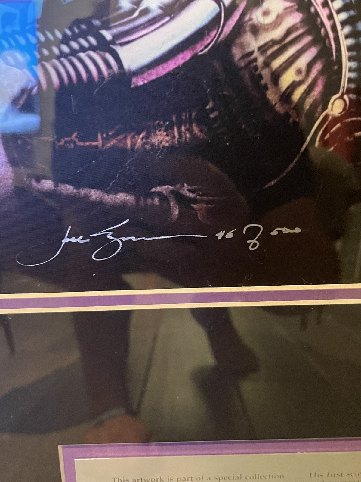 Battlefield Earth Autographed ArtWork.FINAL COUNTDOWN/DEATH OF TOLNEP R ...