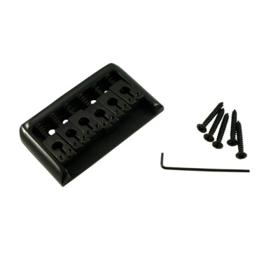 PRS Style Hardtail Bridge w Keyhole Saddles Black | eBay