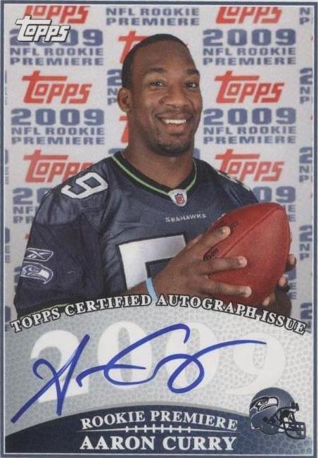 2009 Topps - Rookie Premiere Autographs Aaron Curry #RPA-AC (AU, RC ...