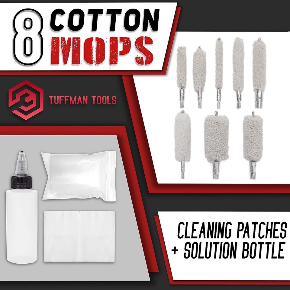 Premium Large Universal Gun Cleaning Kit w/ Cleaning Mat Rifle Pistol ...