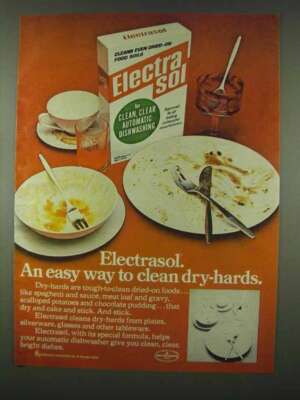 1978 Electrasol Detergent Ad - Clean Dry-Hards | eBay