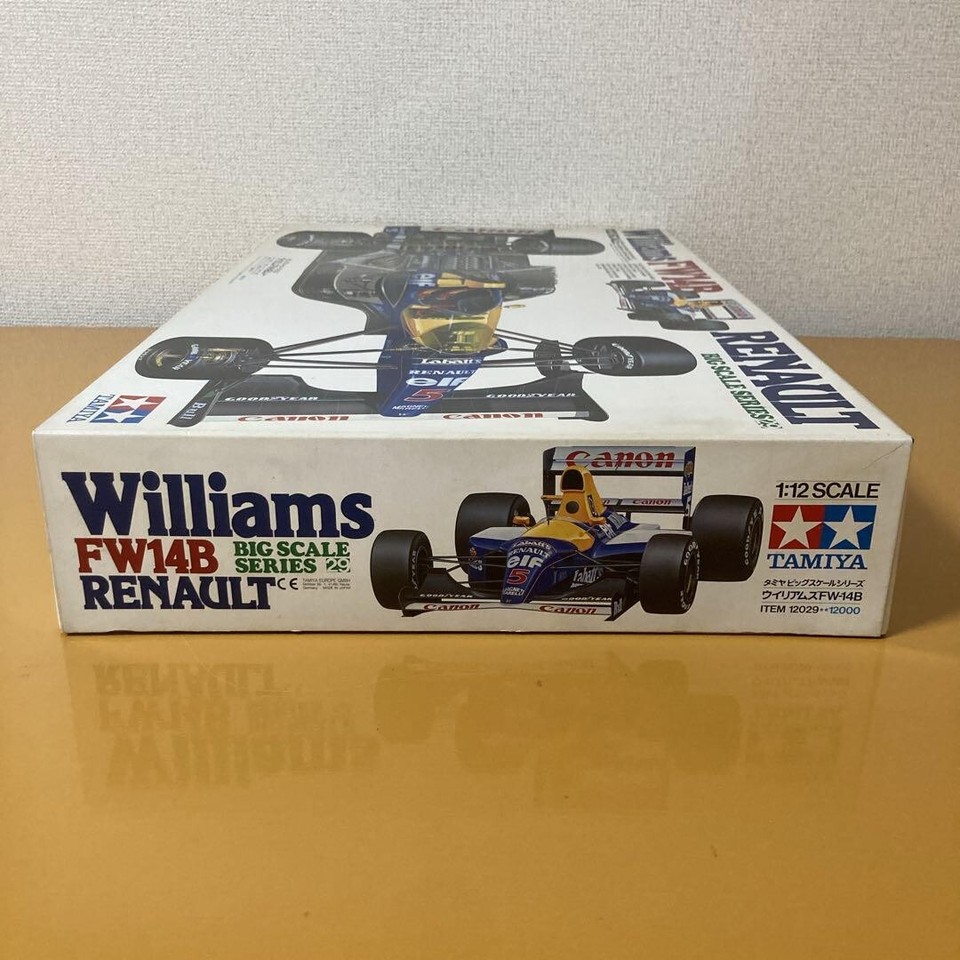 TAMIYA 1/12 Williams FW14B Renault Big Scale Series No.29 Plastic Model ...