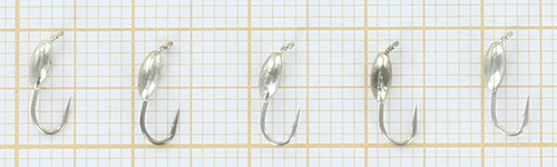 Tungsten Ice Fishing Jigs - Marmooska Winter Jig Heads (Hook #18 ...