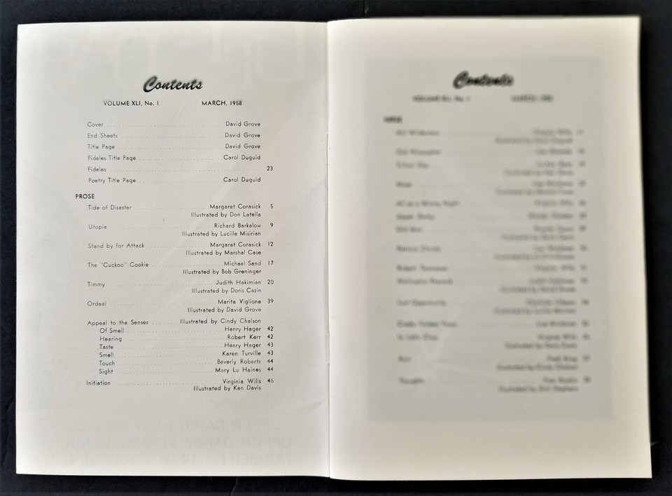 1958 LOT vintage UPPER DARBY pa HIGH SCHOOL felt PATCHES DECALS | eBay UK