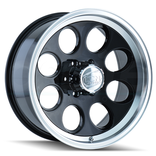 16x10 Black Machined Lip Wheels Ion 171 5x135 -38 (Set of 4) 87 ...