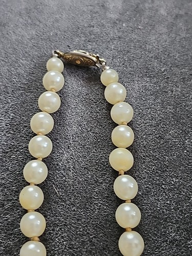 German Vintage Pearl Necklace 15” Strand Creamy Pearls | eBay