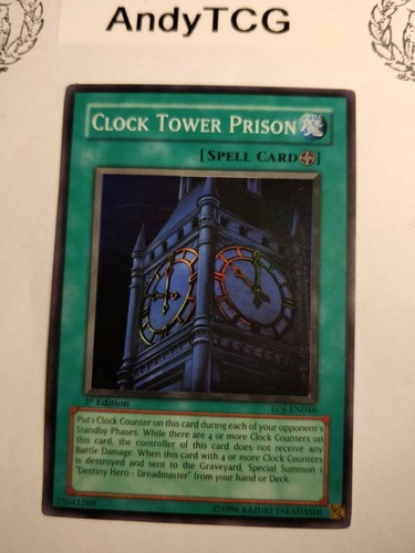 CLOCK TOWER PRISON - 1ST ED NM/LP EOJ-EN048 - YUGIOH SUPER RARE | eBay