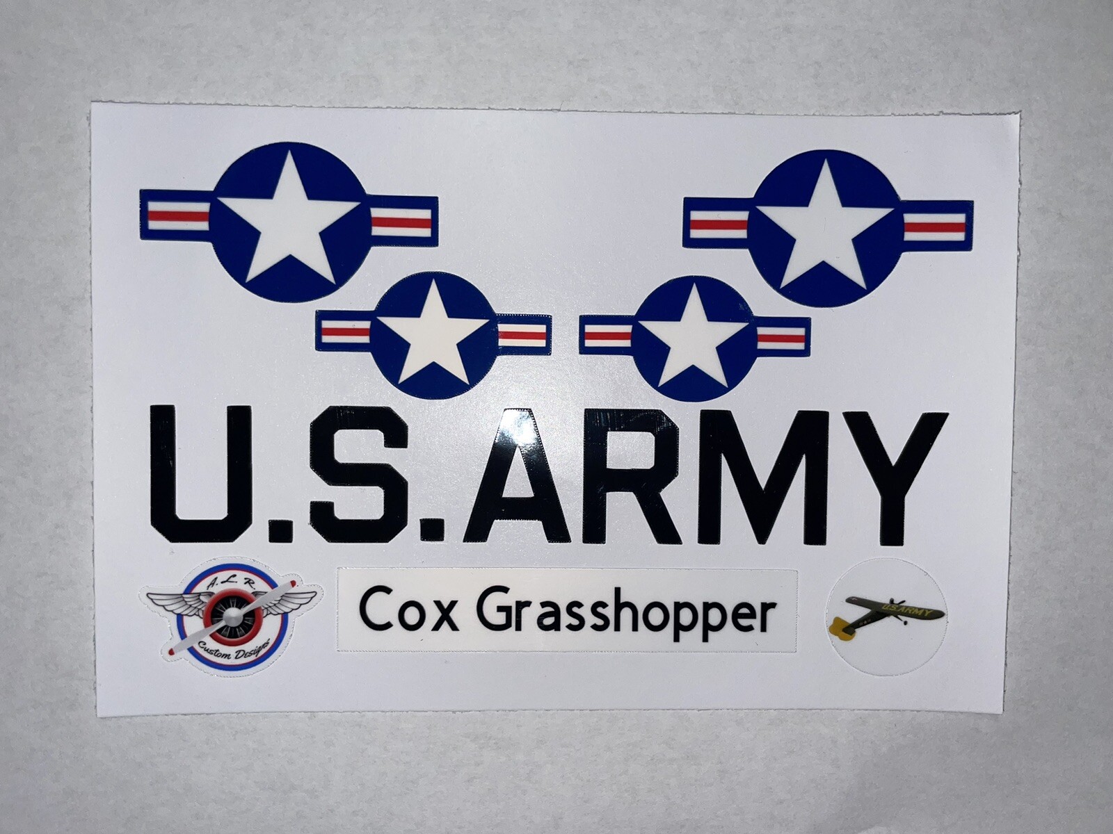 Cox 049 Thimble-Drone L4 Grasshopper Sticker Set (Fuel Proof ...