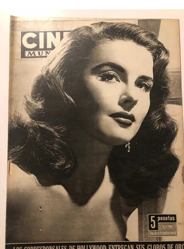Elaine Stewart 1954 Magazine Back Cover Vivien Leigh Jane Russell ...