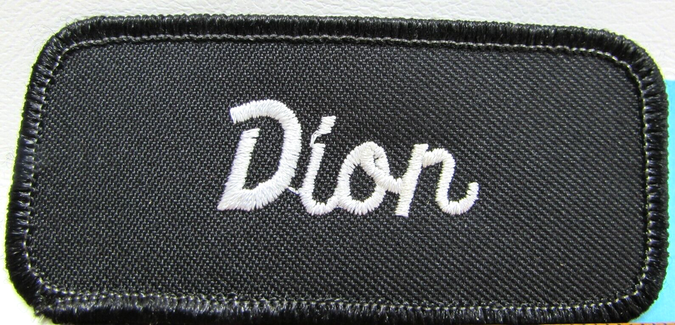 Dion Name Jacket Patch Personalized Employee Work Uniform Shop ...