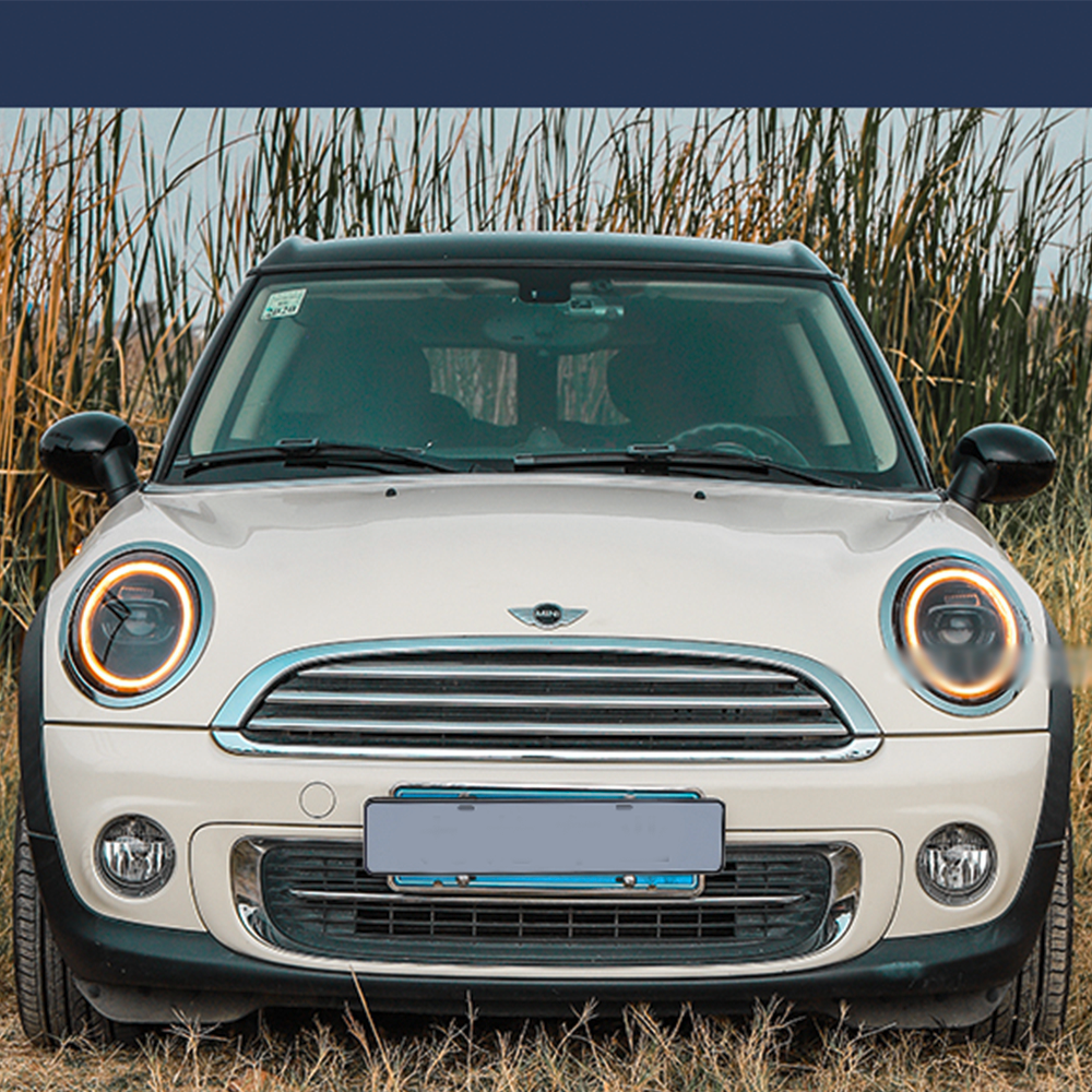 2014-2019 BMW MINI F55 F56 Dark Headlight Assembly Dynamic LED Signal ...