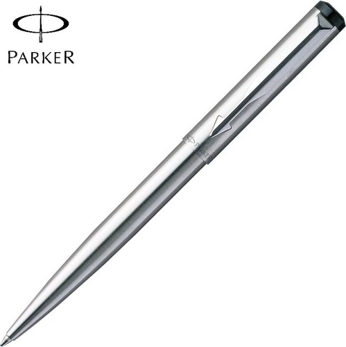 Parker Vector Stainless Steel SS Chrome Trim CT Ball Point Pen BP New ...