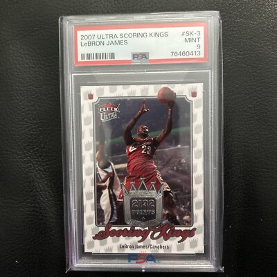2007 Fleer Ultra Lebron James Scoring Kings SK-3 Cavs Lakers HOF MINT ...