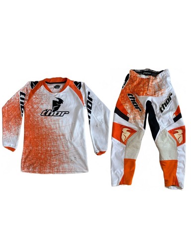 Used Thor Phase Motocross Off-road Gear Set Kit Youth Large Jersey Size ...