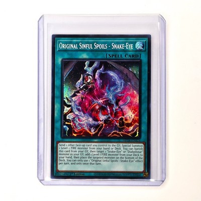 Original Sinful Spoils - Snake-Eye MP24-EN124 Prismatic Secret Rare | eBay