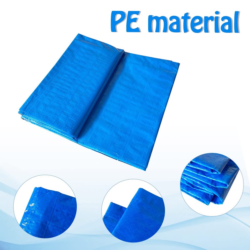 11.2x8.2Ft Rectangular Frame Pool Ground Cloths,Swimming Pool ...