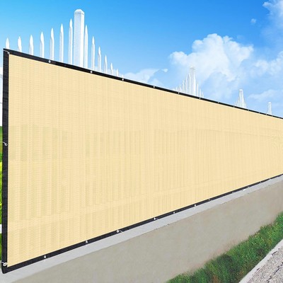 50x4 ft Privacy Fence Knitted Garden Patio Windbreak Screen Shade Mesh ...