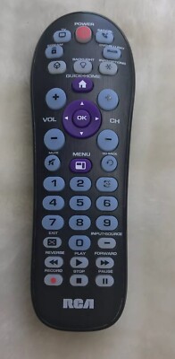 RCA Universal Remote Control RCR414BHZ Four Device Backlight Remote ...
