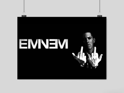 POSTER PRINT EMINEM USA RAPPER A3 A4 SIZE | eBay UK