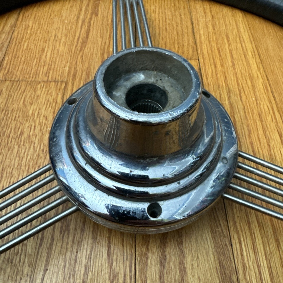1938 GM Buick Steering Banjo Steering Wheel 18” Vintage | eBay