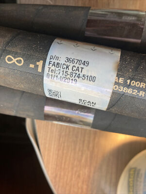 CAT 366-7049 XT-6ES Caterpillar Lift HOSE ASSEMBLY Wheel Loader 980K ...