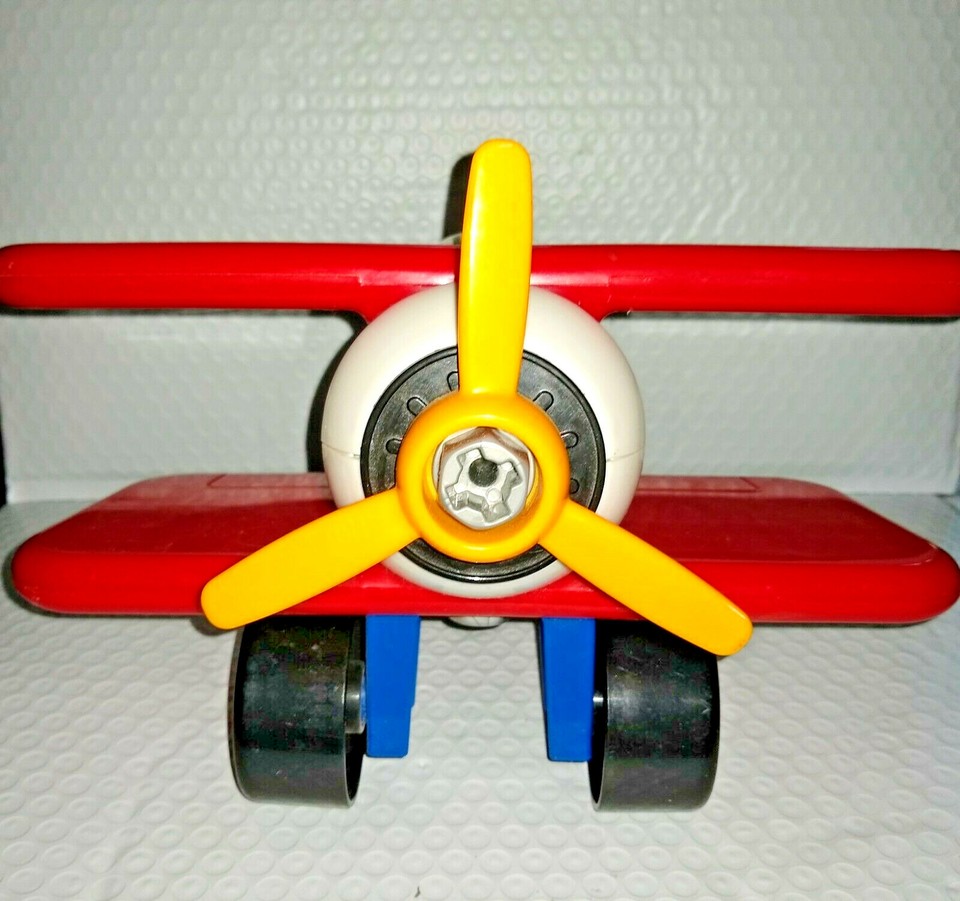 Parents Battat Take Apart Airplane with Screwdriver Tool Red White Blue ...