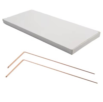2PC Divining Rods 99.9% Copper Dowsing Rod - Detect Gold Water Ghost ...