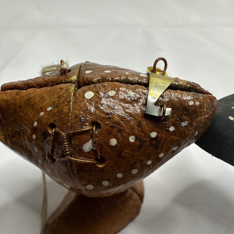 Walnut Shell Goose Diorama Mexico 3" | eBay