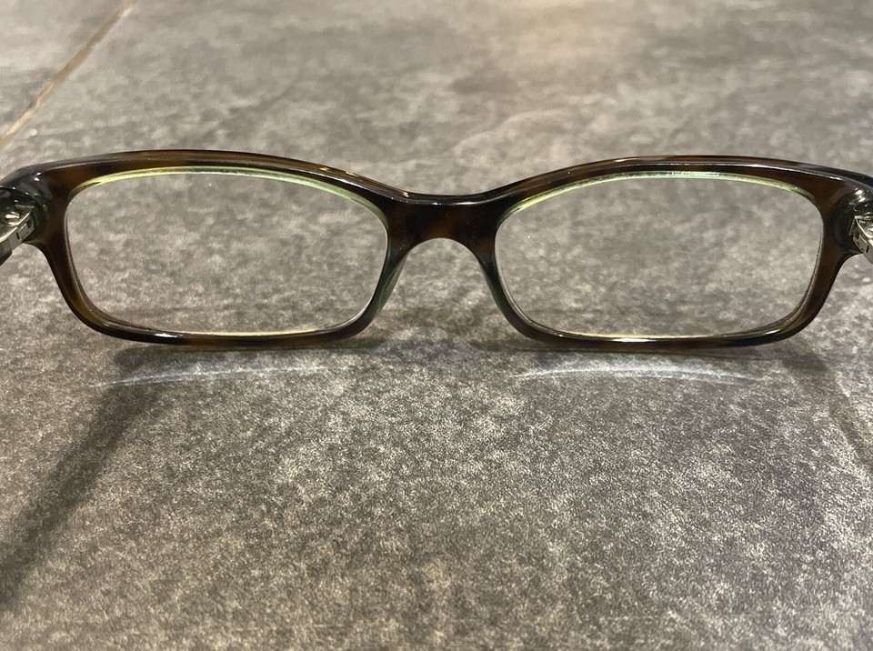 Ray-Ban Eyeglasses Frames RB5187 2445 Brown Green Rectangular 50-16-140 ...