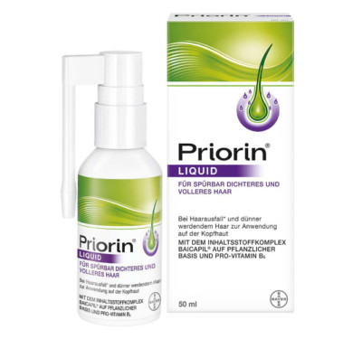 Priorin Liquid, Treatment against hair loss and to stimulate hair ...