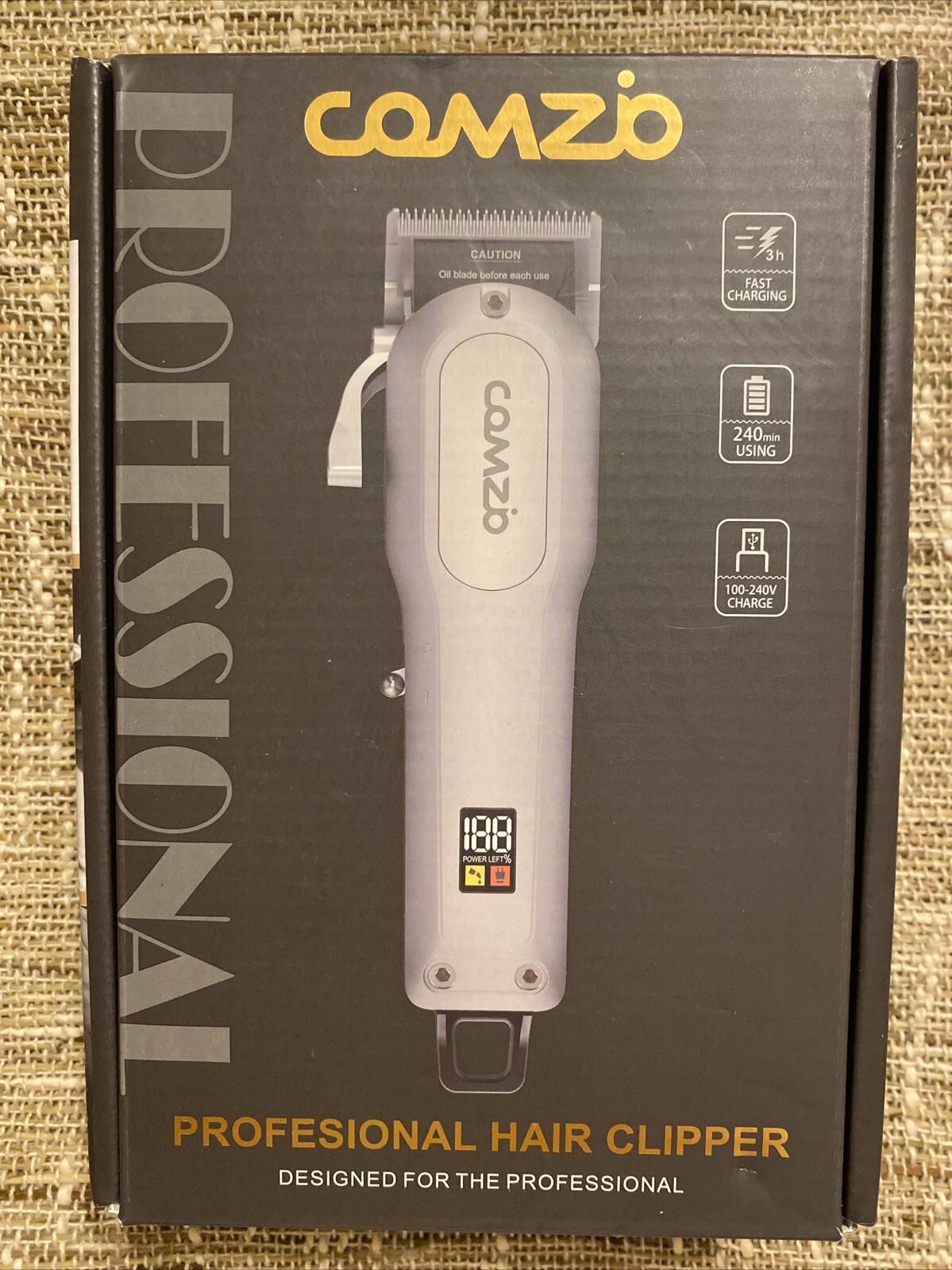 Comzio Hair Clippers,cordless High-performance Barber Clipper,( No ...