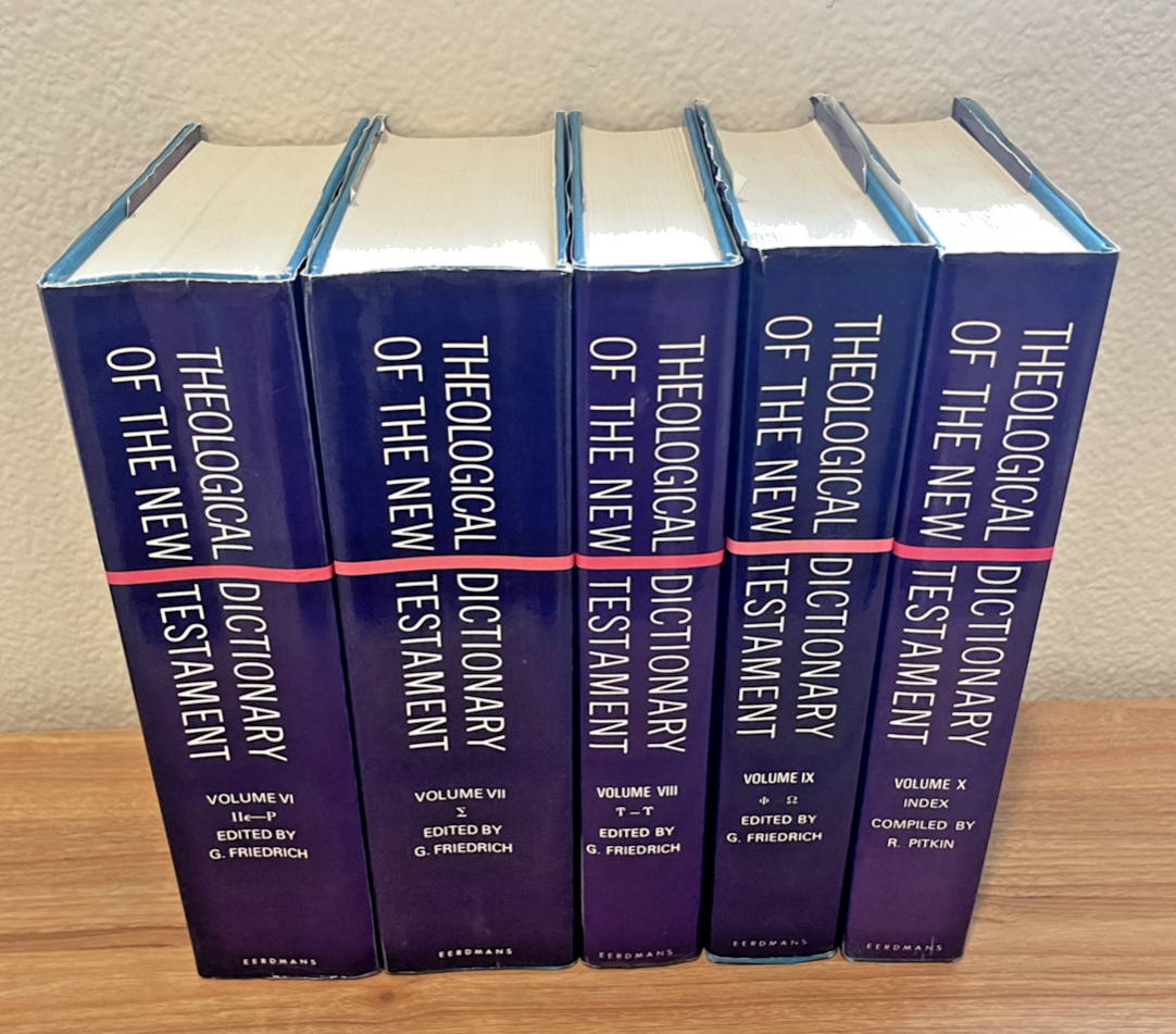 Theological Dictionary of the New Testament Complete 10 Vol. Set ...