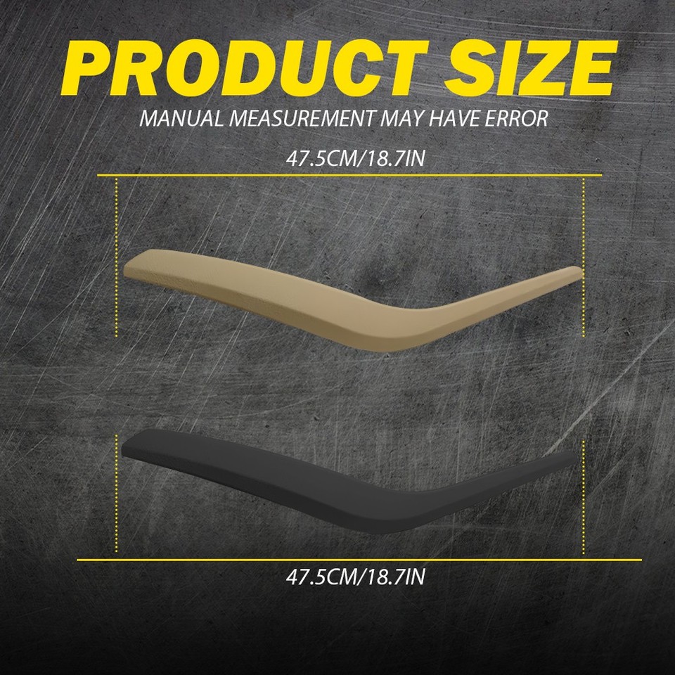 2/4X Left+RH Inner Door Handle Pull Panel Trim Beige Black for BMW X1 ...