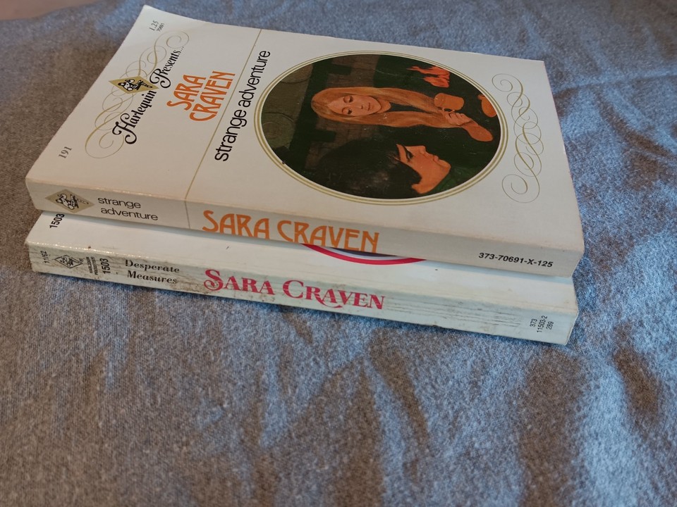 Lot of 2 Harlequin Presents Sara Craven books 1977 & 1992 | eBay
