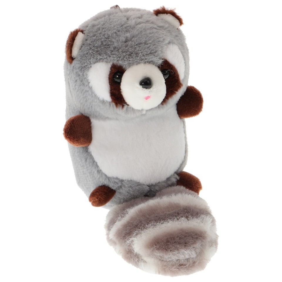 Plush Raccoon Key Chain Hanging Bag Pendant Decorative Stuffed ...