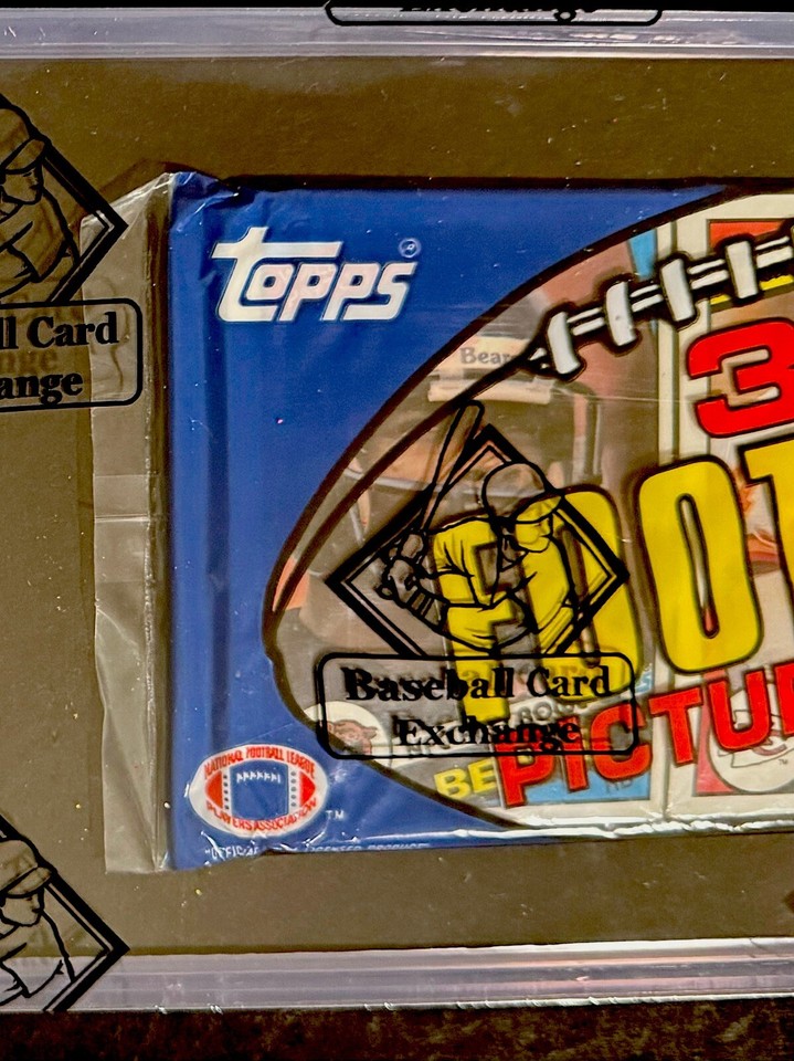 1984 Topps Football Grocery Rack Pack BBCE Walter Payton Top, 2x Dan ...