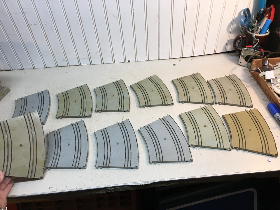 Vintage Faller 6in Curve Slot Car Race Track 12 pc Lot | eBay