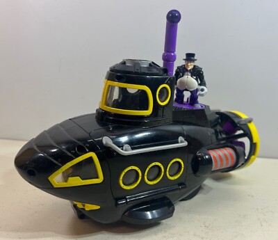 Fisher-Price Imaginext Submarine & Penguin Figure Mattel 2008 DC Super ...
